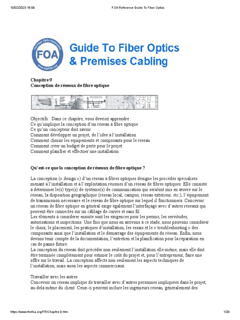 FOA Reference Guide To Fiber Optics OK | PDF | Fibre optique ...