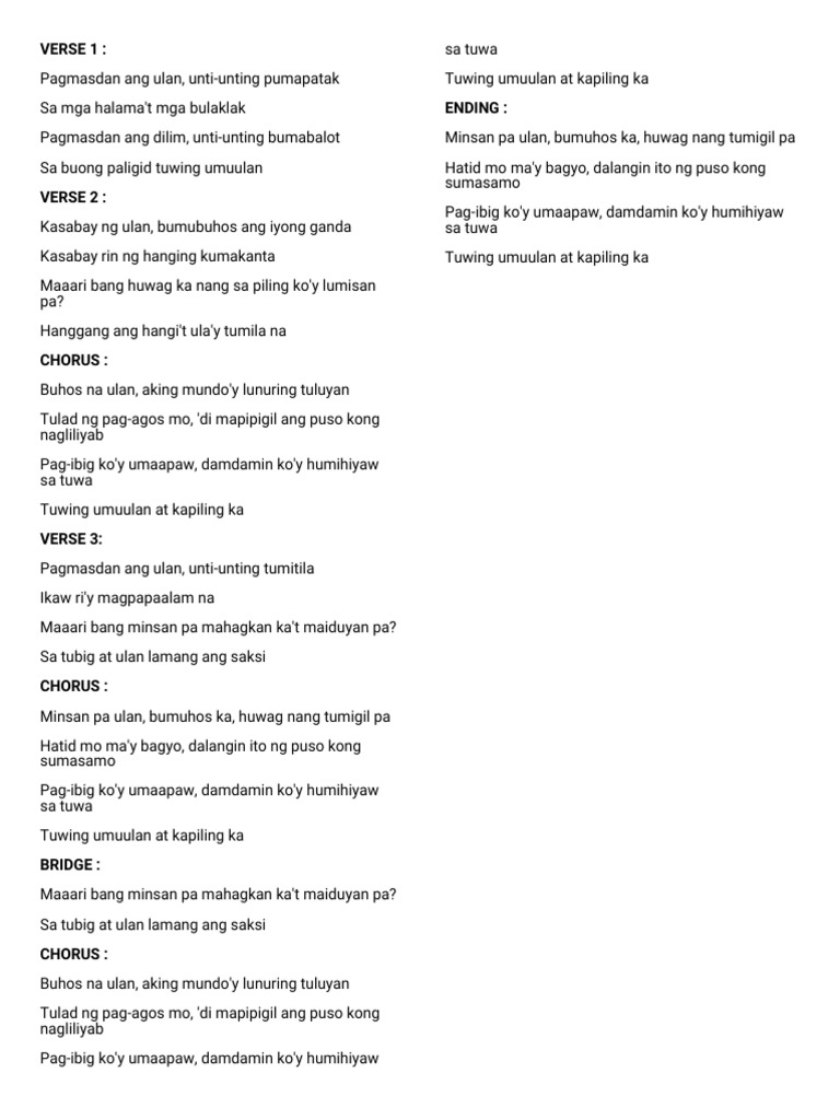 Verse 1 | PDF