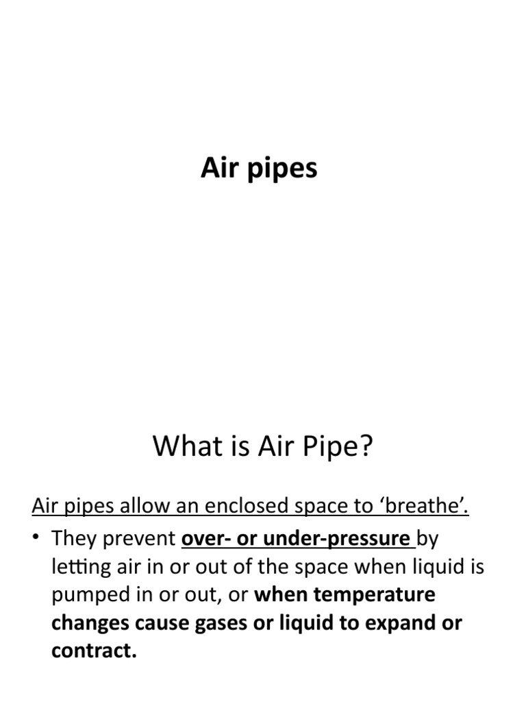 Air Pipes | PDF