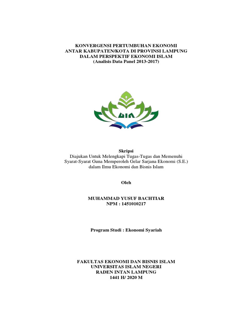 Cover - Bab I - Ii - Dapus | PDF