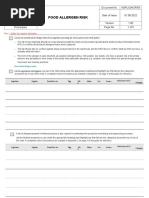 Allergen Declaration Format NEW As Per Regulatory | PDF | Food Allergy ...