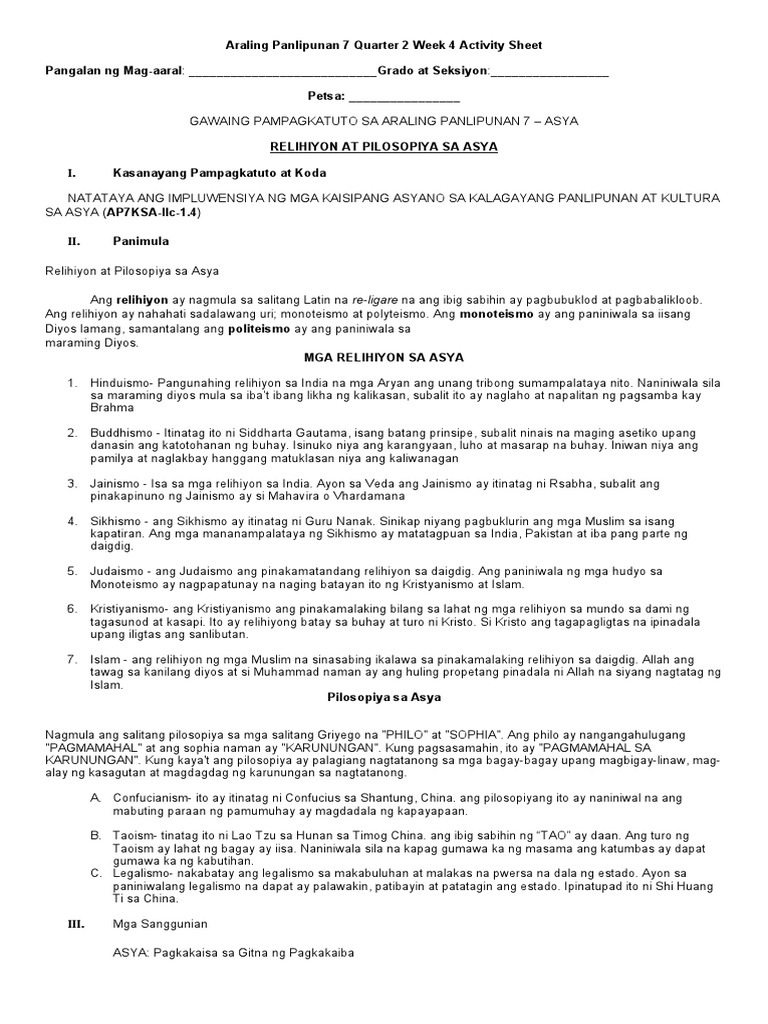 AP 7 Week 4 Module | PDF