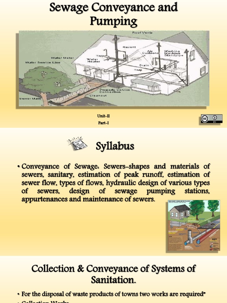 Sewerage conveyance system | PDF | Sanitary Sewer | Sewerage