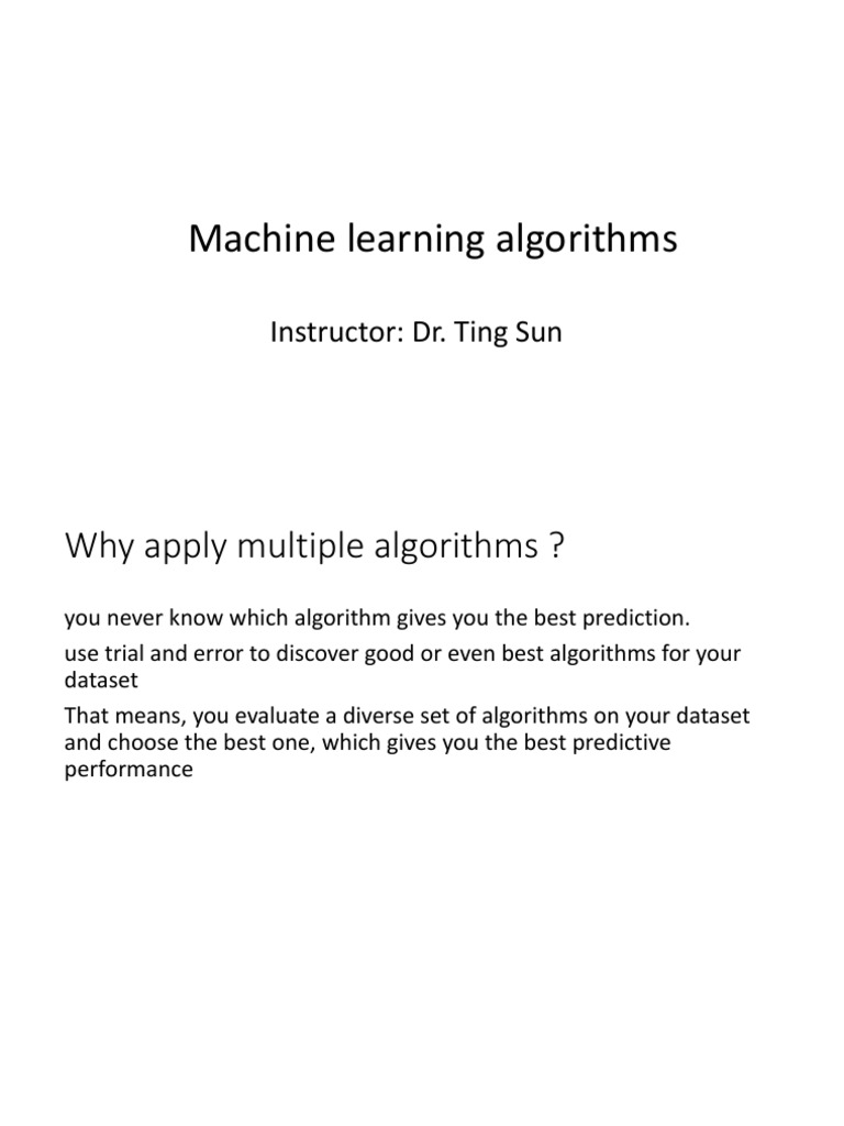 Tutorial 7 Machine Learning Algorithms Pdf Regression Analysis Ordinary Least Squares