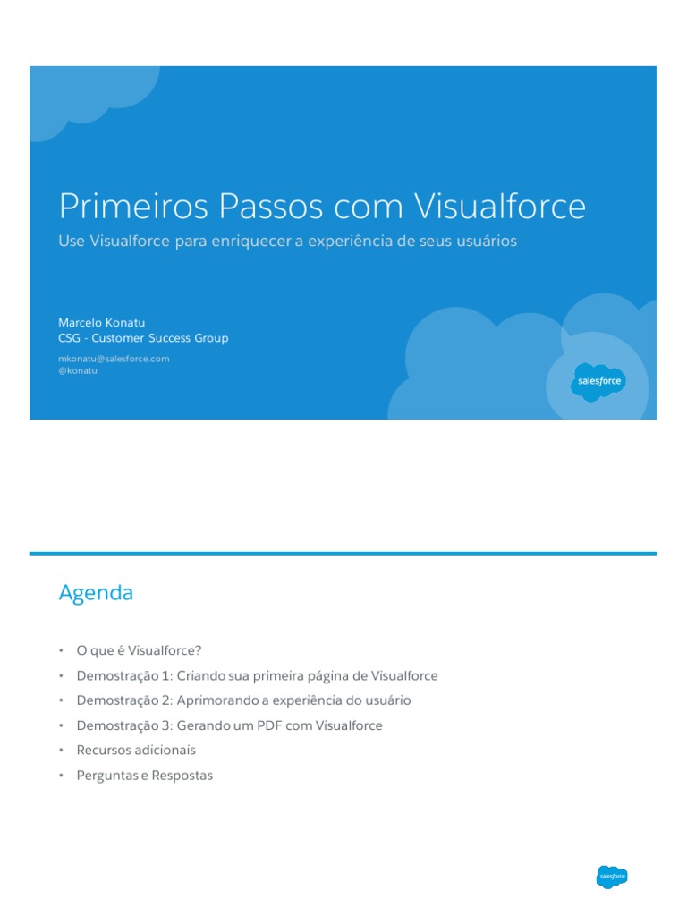 (SP) - Primeiros Passos Com Visualforce | PDF