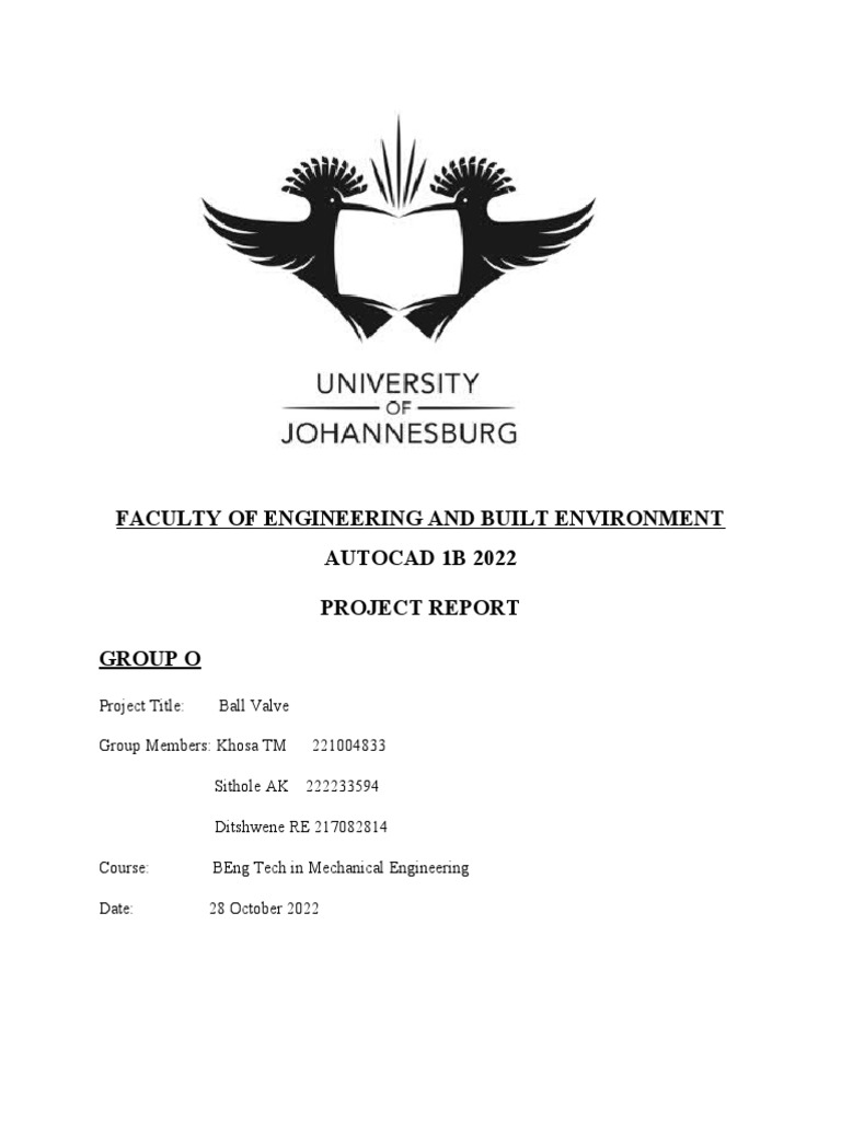 Autocad Project Report-3 | PDF | Valve | Applied And Interdisciplinary Physics
