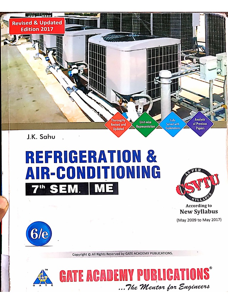 Gate Refrigeration and Air-Conditioning | PDF