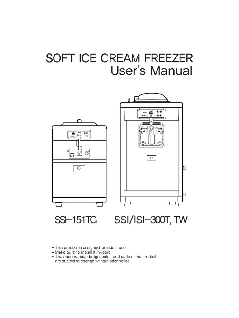 Icetro Ice Cream Machine | PDF | Water | Ice