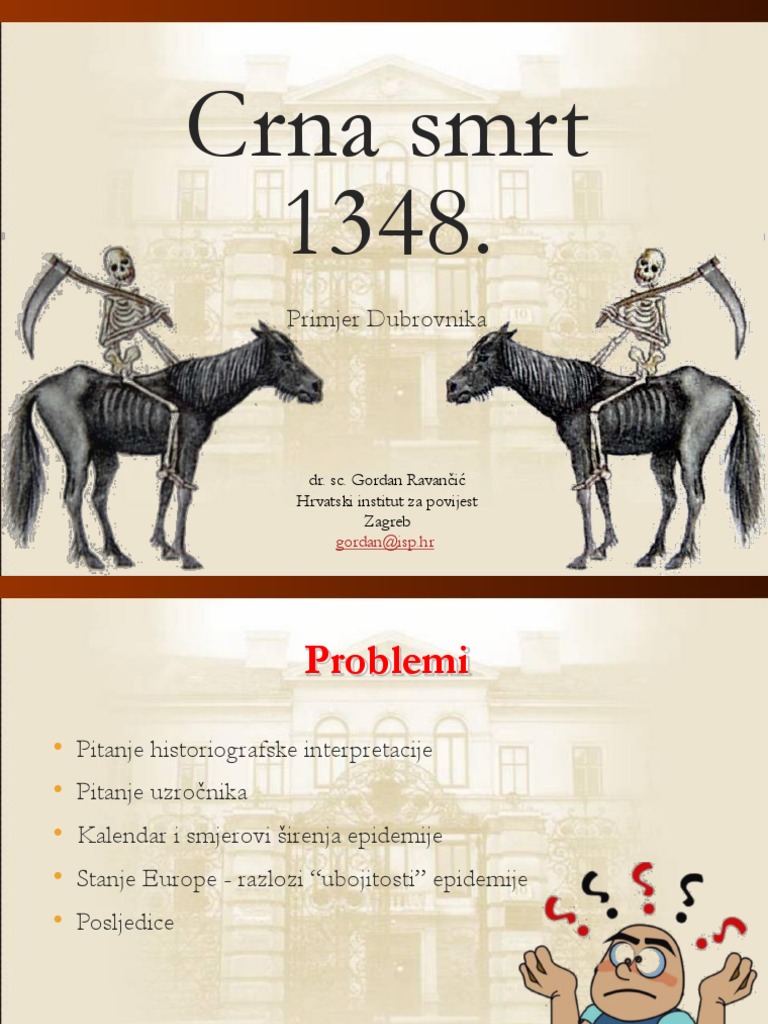 Crna SMRT 1348 - Primjer Dubrovnika | PDF