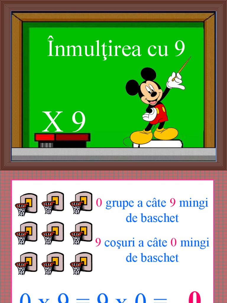 Inmultirea Cu 9 | PDF