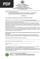 Parental Consent and Waiver Form Filipino | PDF