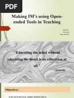 Using Open-Ended Tools in Facilitating Learning | PDF | Microsoft Word | Microsoft Office