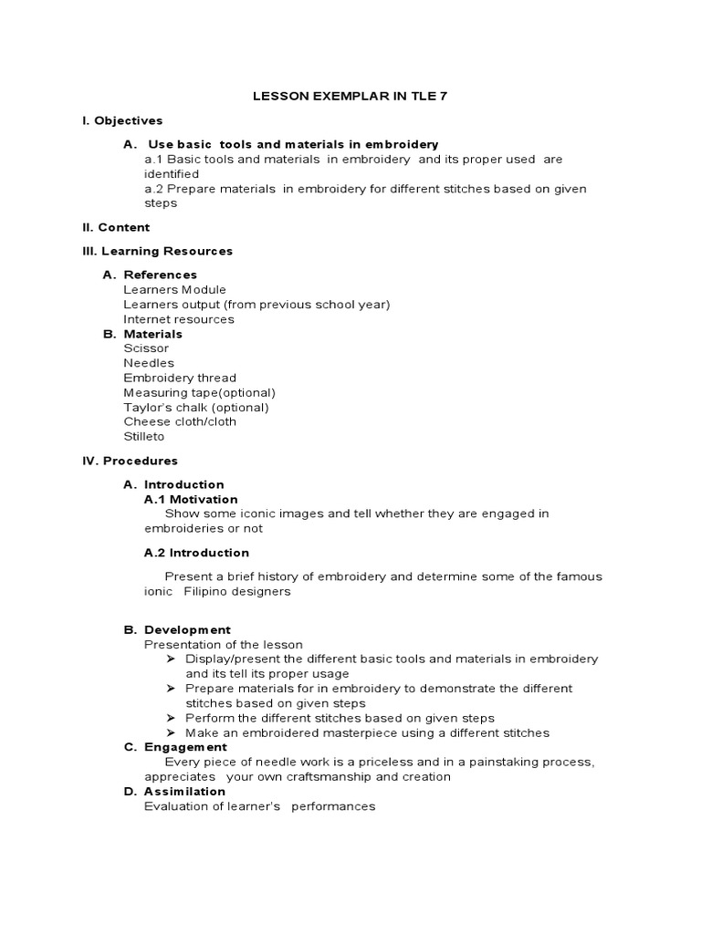 Lesson Exemplar | PDF