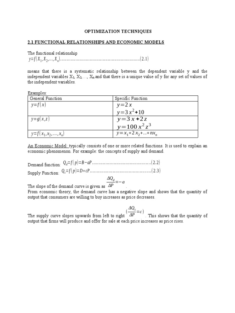 Optimization Techniques | PDF