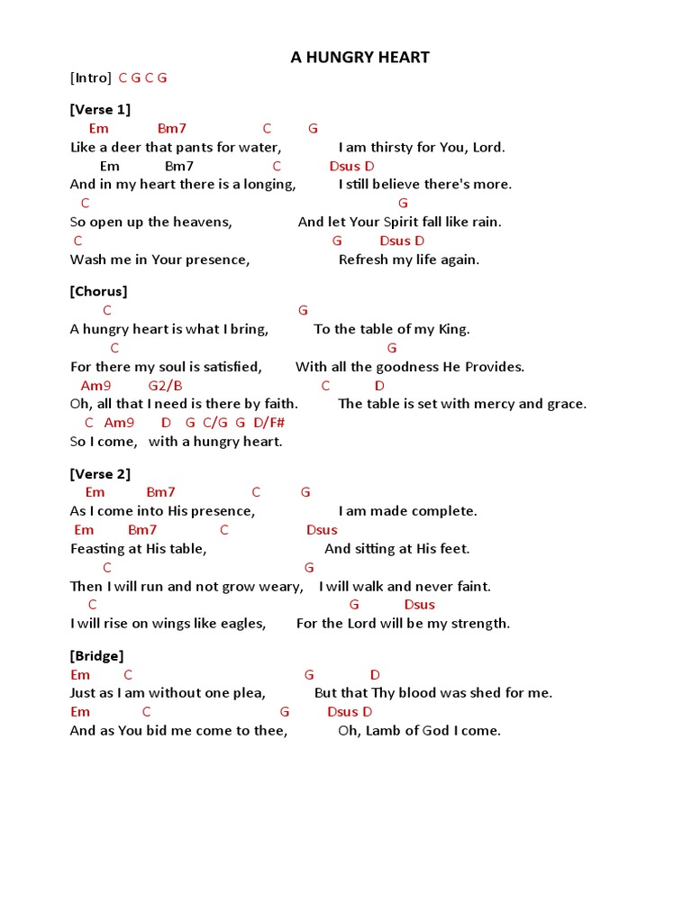 A Hungry Heart | PDF