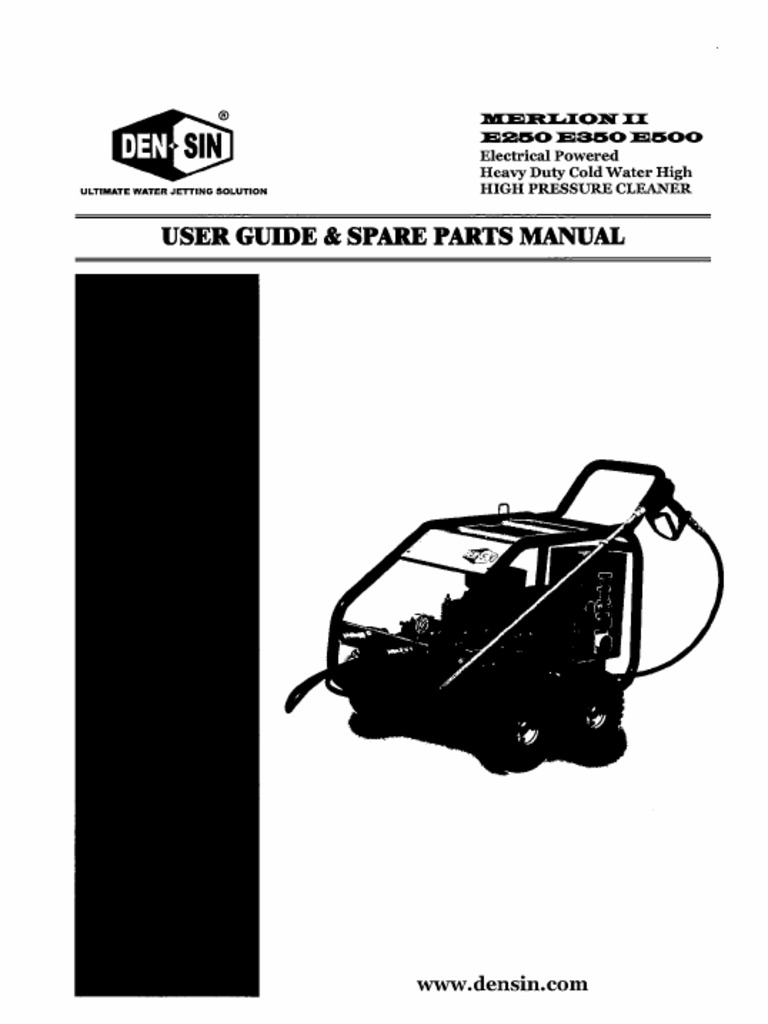 Hydroblaster DENSIN Merlion II E250 E350 E500 | PDF