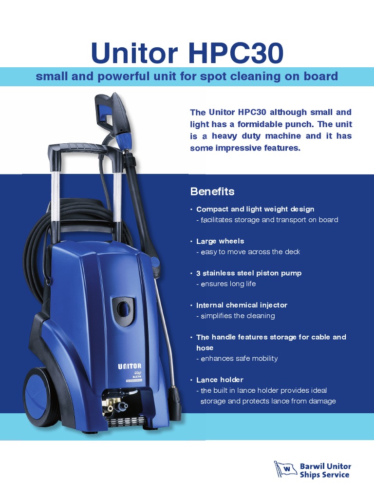 Hydroblaster Hpc30 Pdf Pump Manufactured Goods