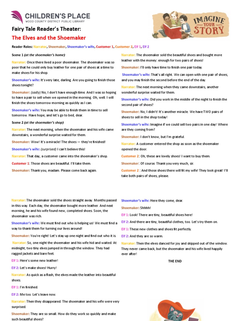 The Elves and The Shoemaker Readers Theatre | Download Free PDF | Elves ...