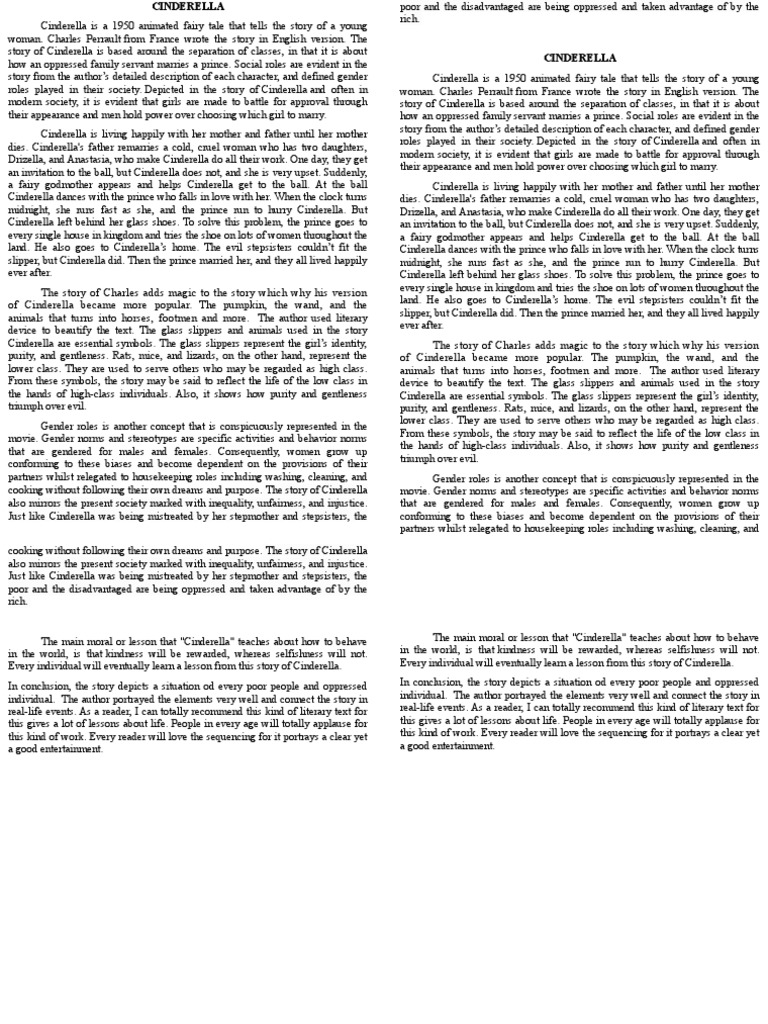 CINDERELLA | PDF | Cinderella