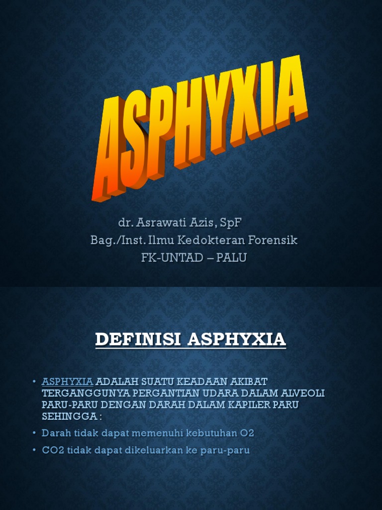 ASPHYXIA | PDF