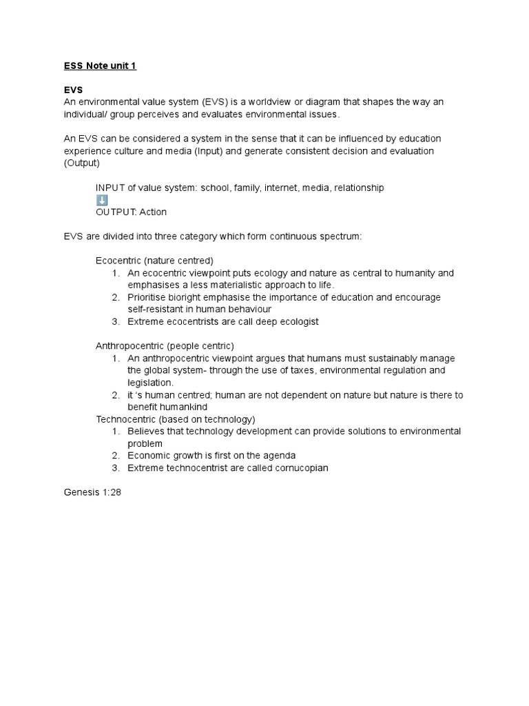 ESS Note | Download Free PDF | Sustainability | Ddt