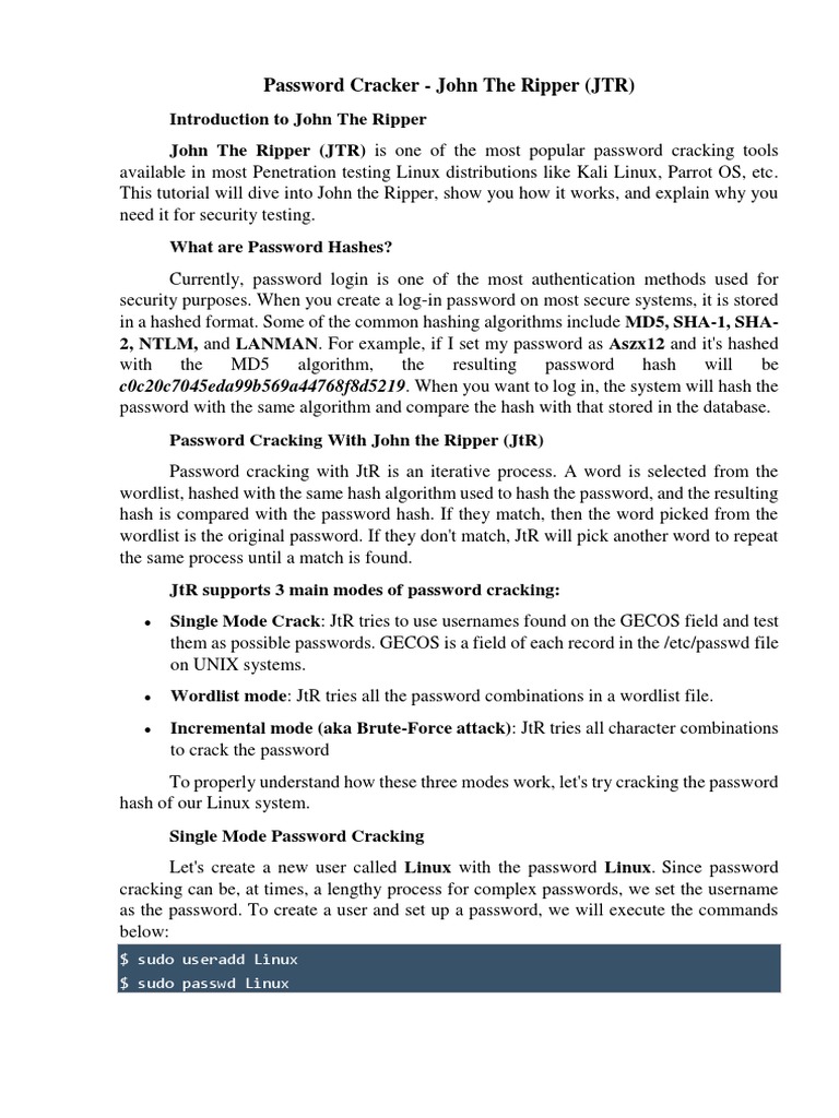 Password Cracker | PDF | Password | Utility Software