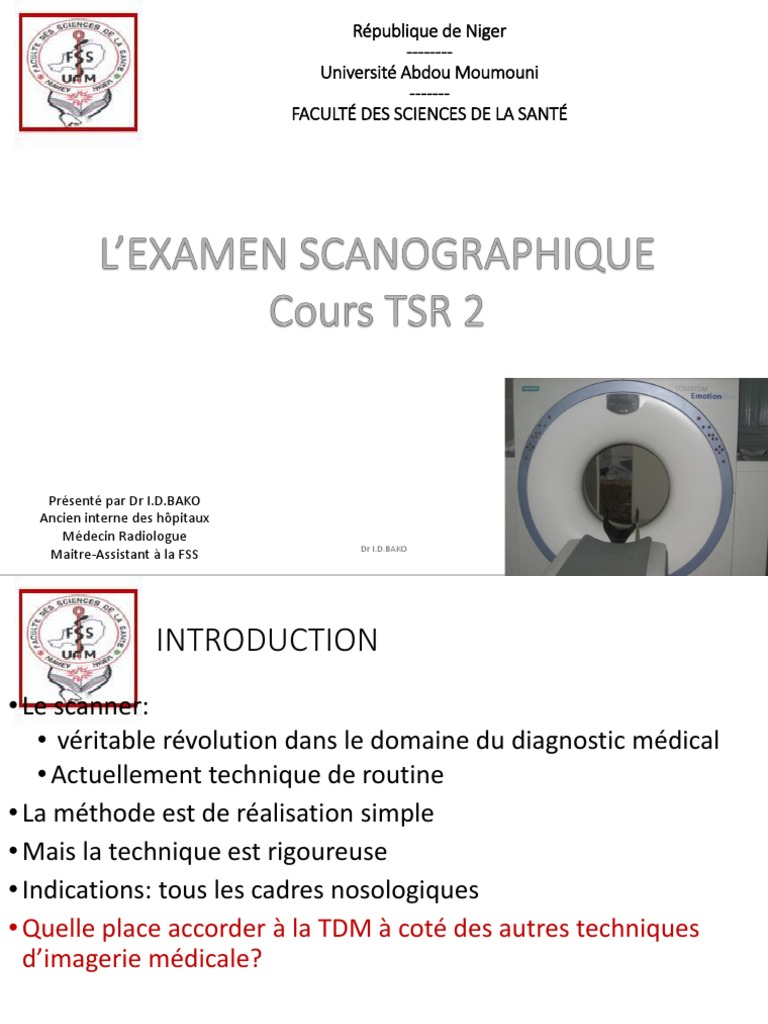 2 - L'examen Scanographique - Tsr2 | PDF