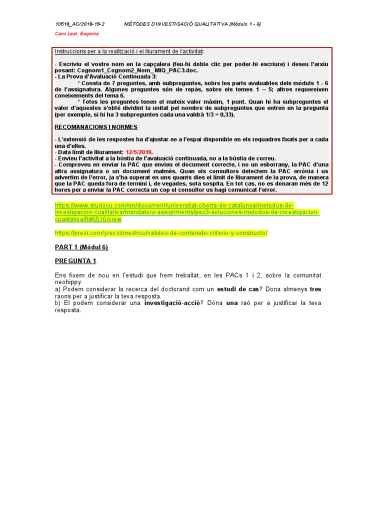 Caro Leal Eugenia MIQ PAC3 | PDF