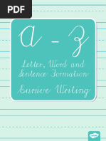 Worksheet Trace The Letter JKL | PDF