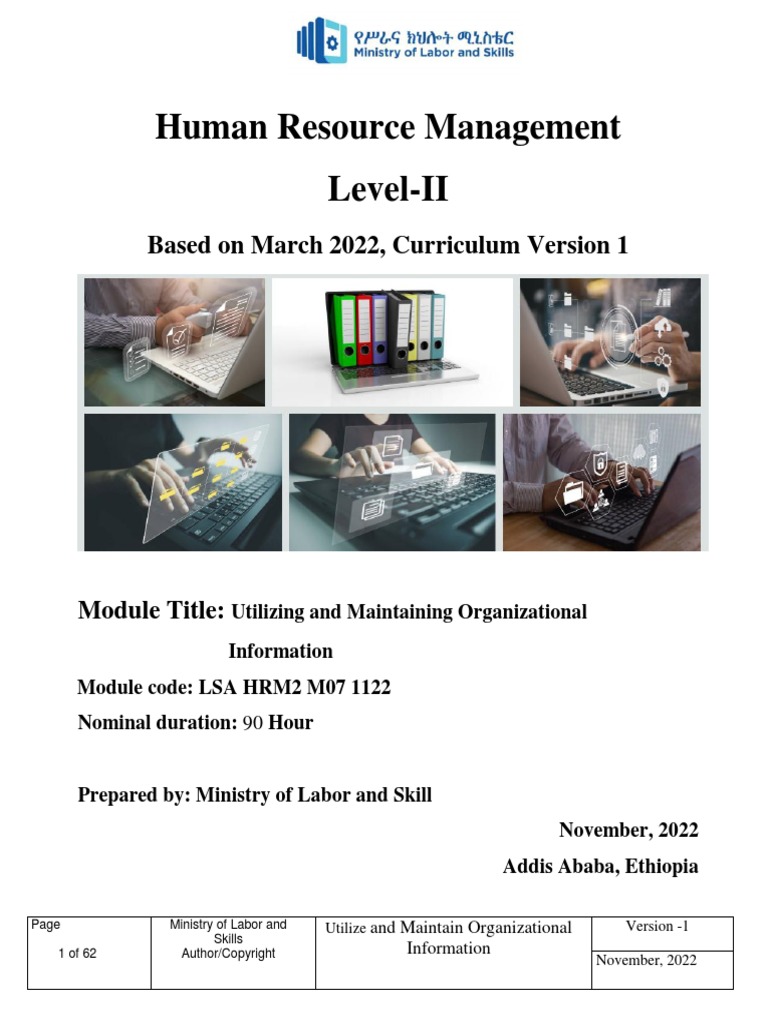 Mo7- Utilize and Maintain organi. Inform. | PDF