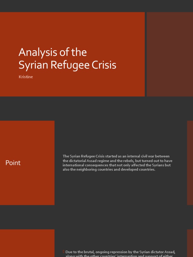 Syrian Refugee Crisis | PDF