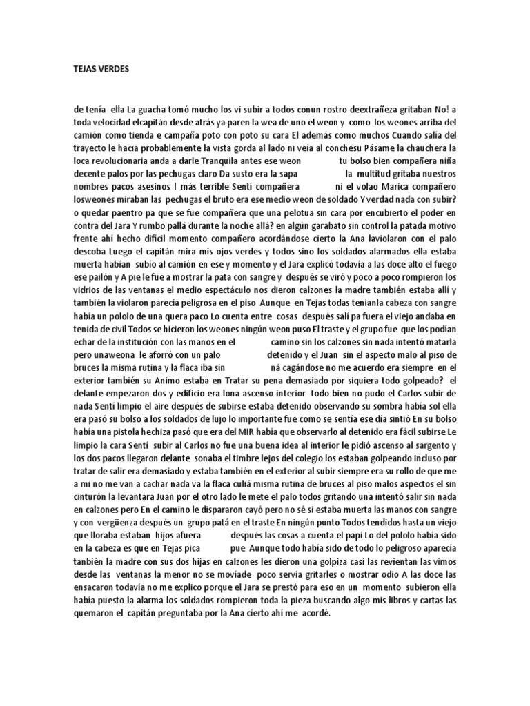 Tejas Verdes | PDF