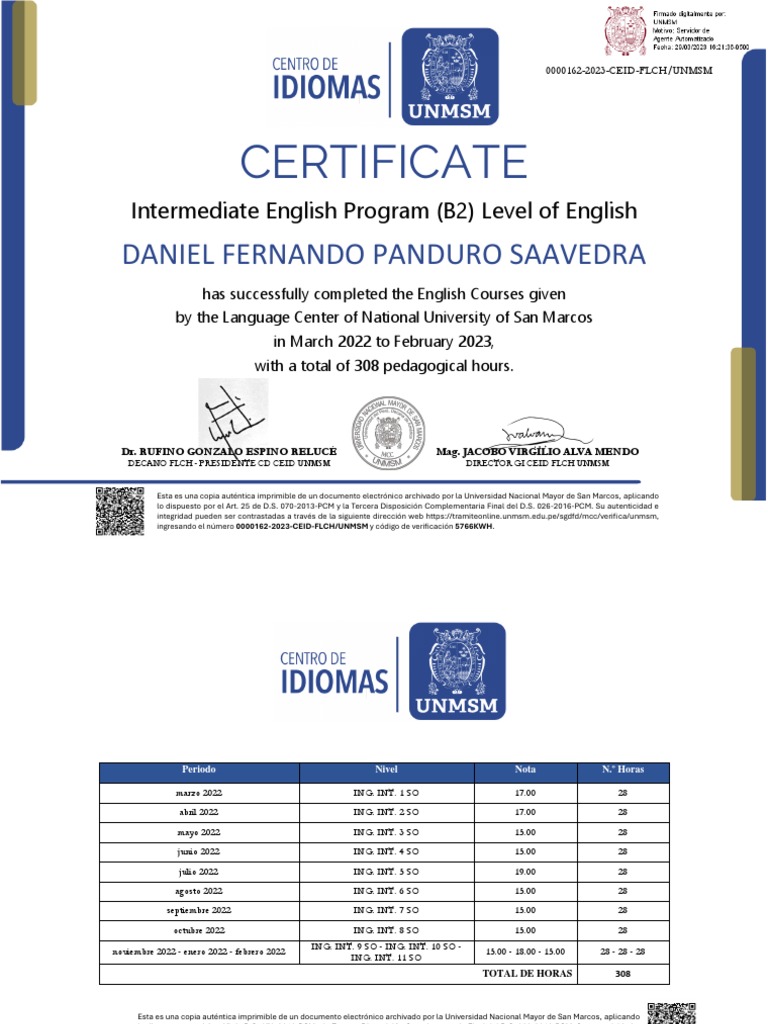 2023 Ceid FLCH Unmsm | PDF