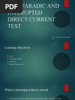 Faradic and Galvanic Application Technique PDF | PDF | Physical Therapy | Therapy