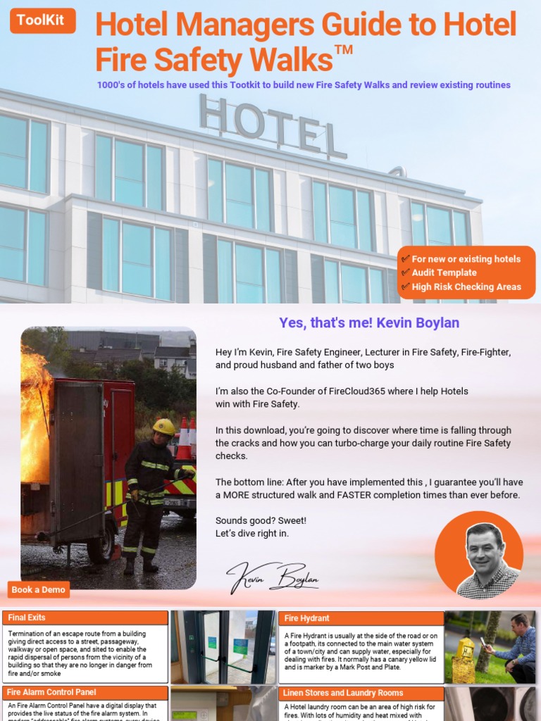 Hotel Managers Guide To Hotel Fire Safety Walks. | PDF | Fires | Safety