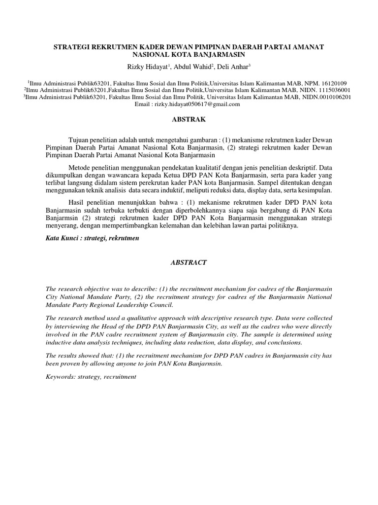 Artikel Rizky Hidayat | PDF