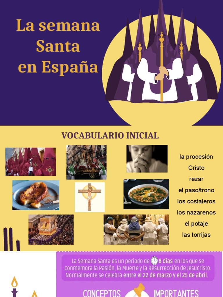 La Semana Santa en España | PDF | Pascua de Resurrección | Observancias ...