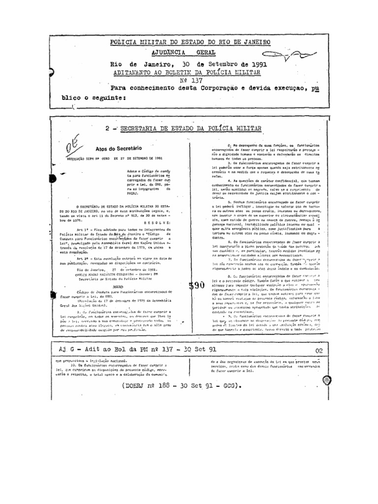 Resol SEPM 093 27setembro1991 | PDF