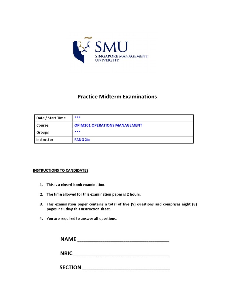 Midterm Practice - Solution | Download Free PDF | Standard Deviation | Business