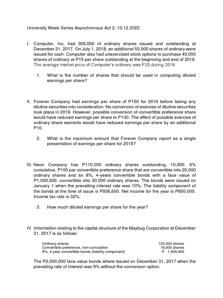 University-Week-Series-Asynchronous-Act-2-10.12.2022 | PDF | Earnings ...