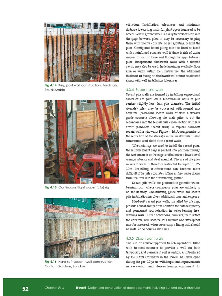 Design and construction of deep basements including cut-and-cover ...