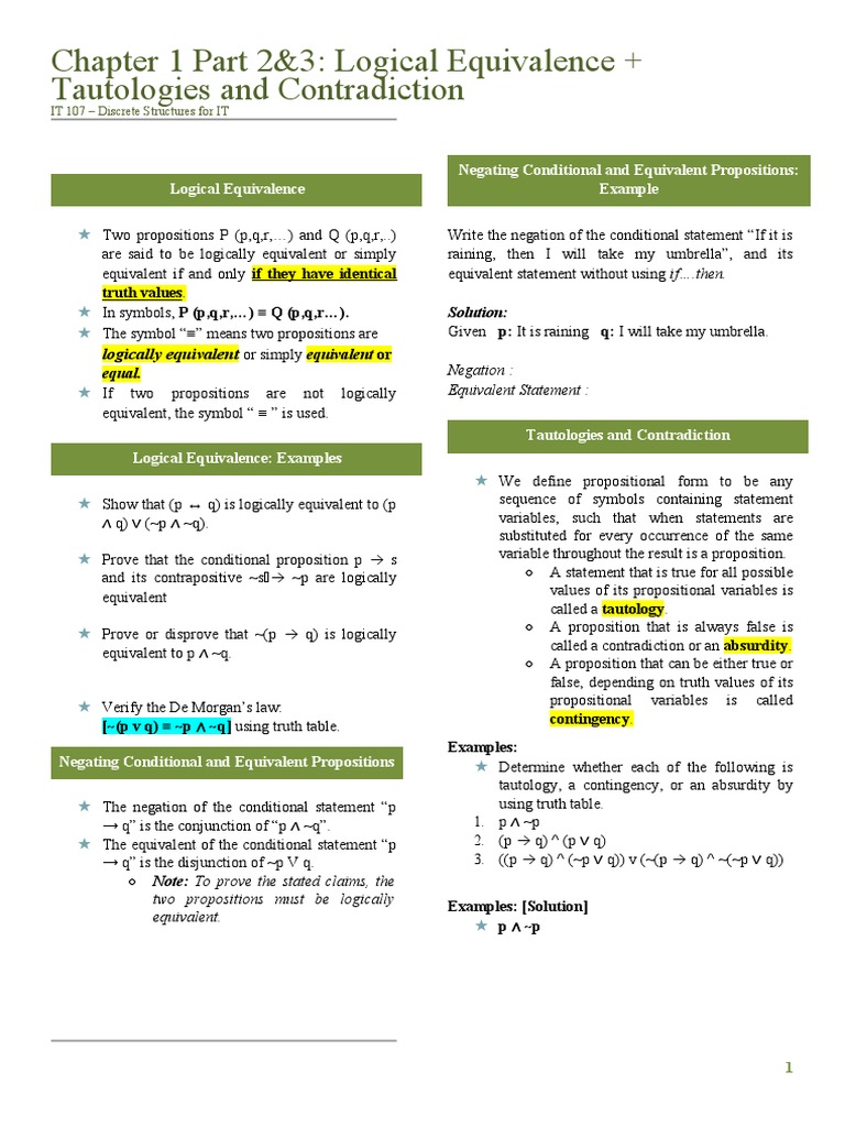 Chapter 1 Part 2 & 3 | PDF