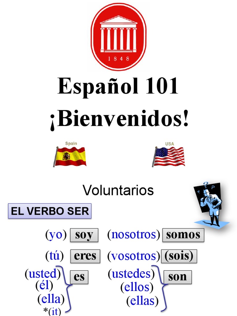 Introducción al verbo "ser" en español | PDF