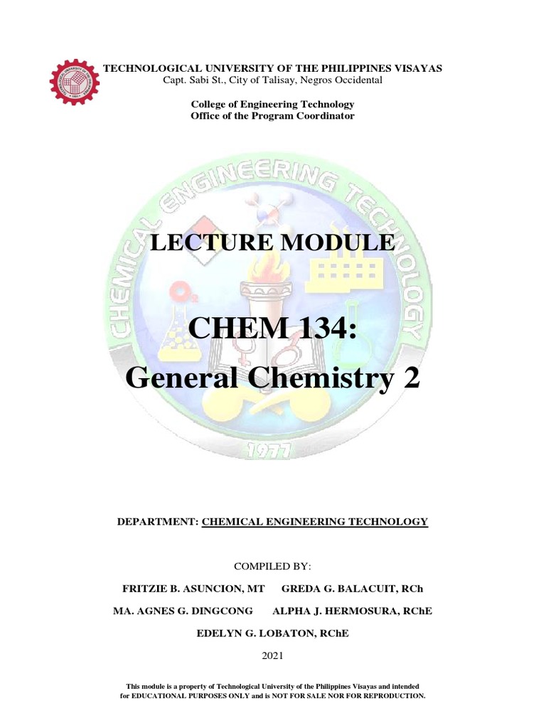 Week 1 4 Chem134 Lec Module | PDF | Hydroxide | Acid