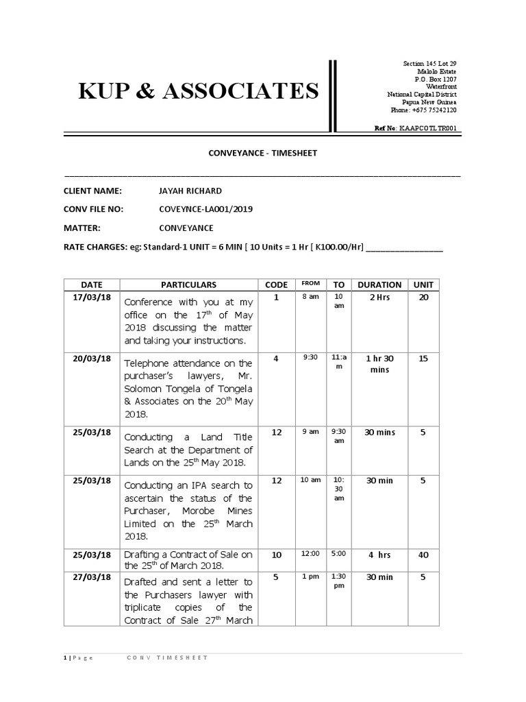 Timesheet | PDF | Civil Law (Legal System) | Private Law