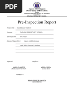 Pre Repair Inspection and Evaluation Report | PDF