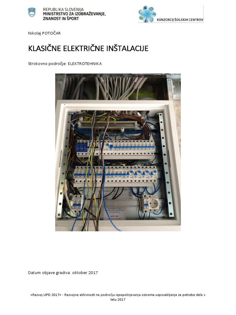 KLASICNE ELEKTRICNE INSTALACIJE Nikolaj Potocar | PDF
