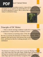 Construction and Working Principle of DC Motors | PDF