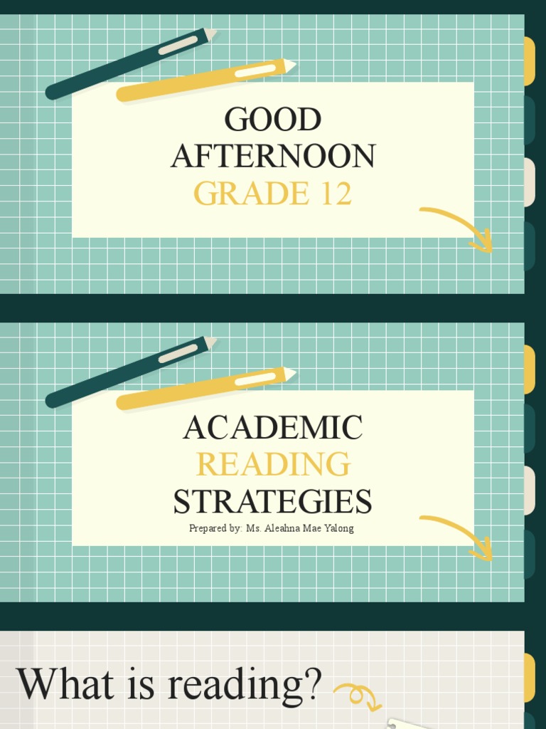 Academic Reading Strategies | PDF