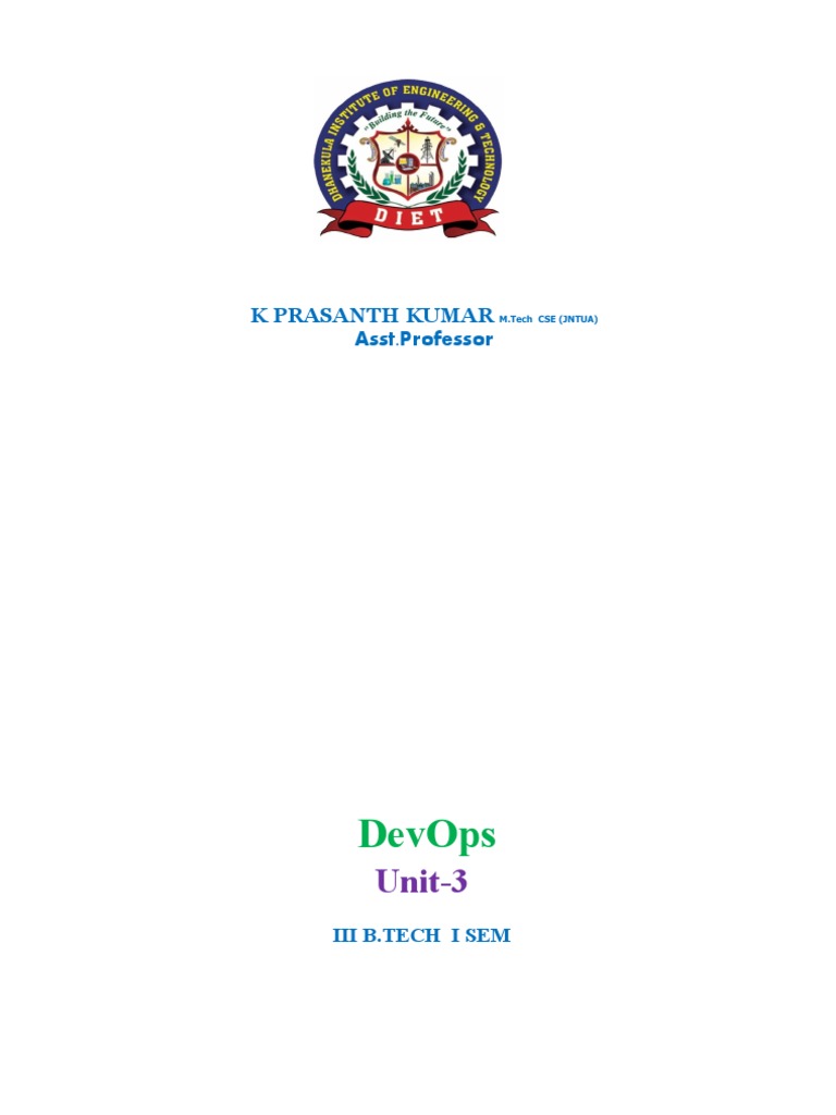 DevOps UNIT3 | PDF
